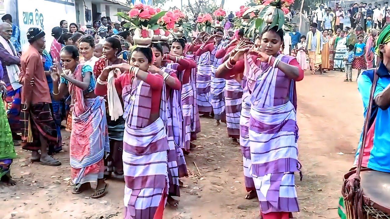 SANTALI TRADITIONAL DHABUL DANCE_2025||NUAGAON||DJ LAGNE ENEJ NUAGAON ...