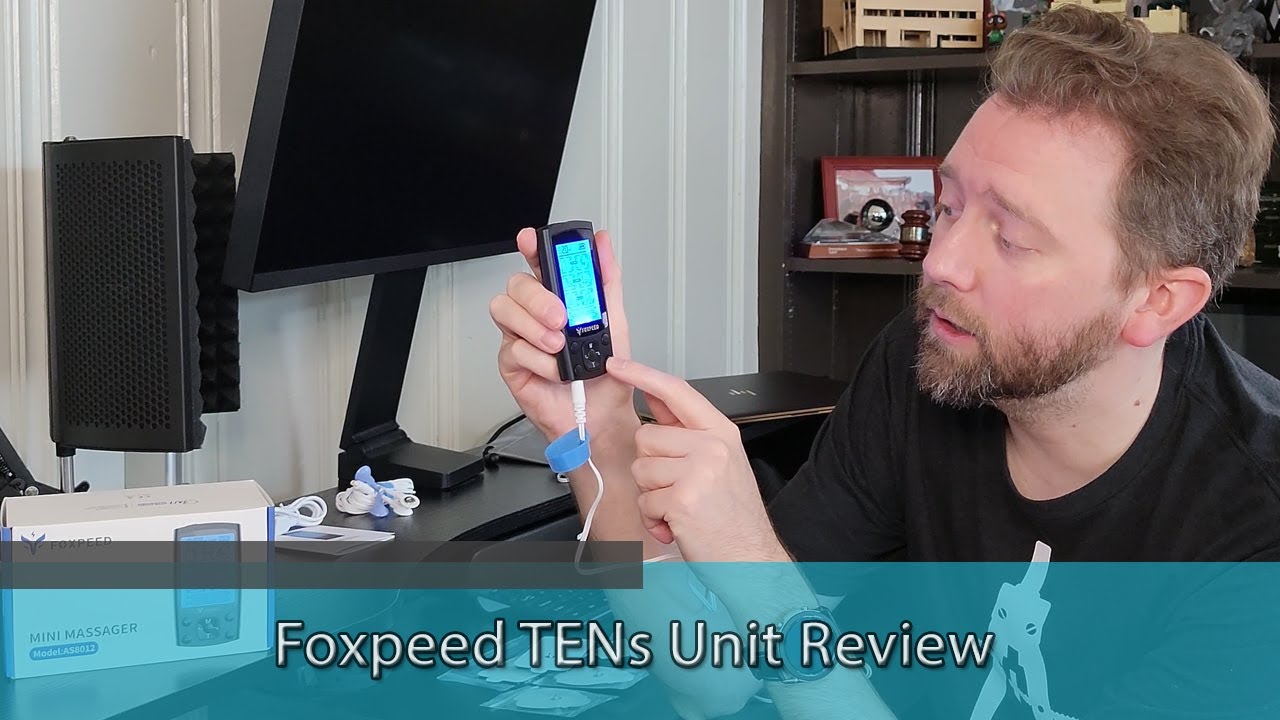 MUSCLE STIMULATOR & PAIN RELIEF - Foxpeed TENs Unit Review - YouTube