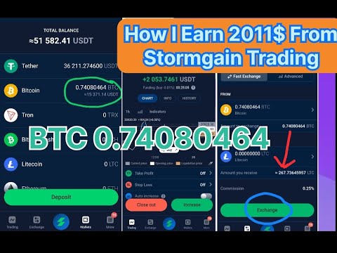 Bitcoin Free Mining stormgain | Stormgain free BTC mining live trading ...