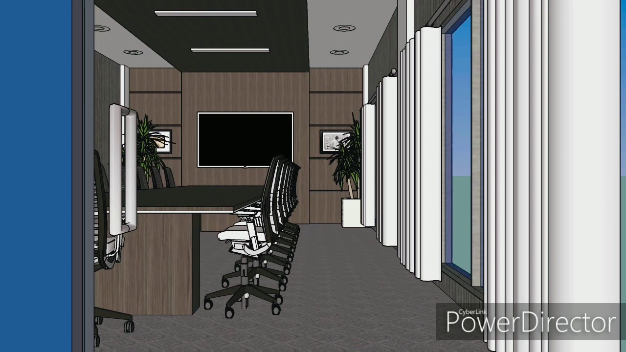Meeting Room In SketchUp - YouTube