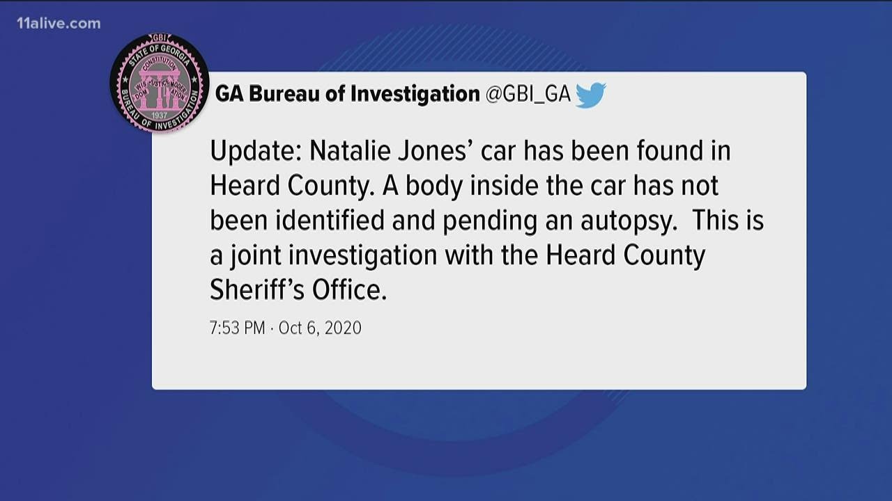 Natalie Jones car found with a body inside in Franklin, Ga. - YouTube