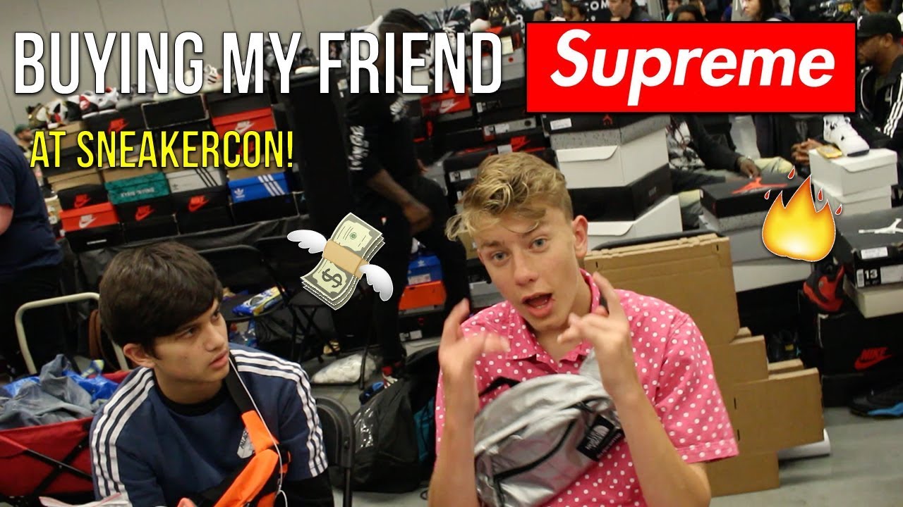 Buying My Friend Supreme At Sneakercon Cleveland! (Day 1) - YouTube