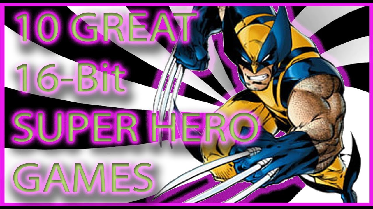 10 Great 16-Bit Super Hero Games - YouTube