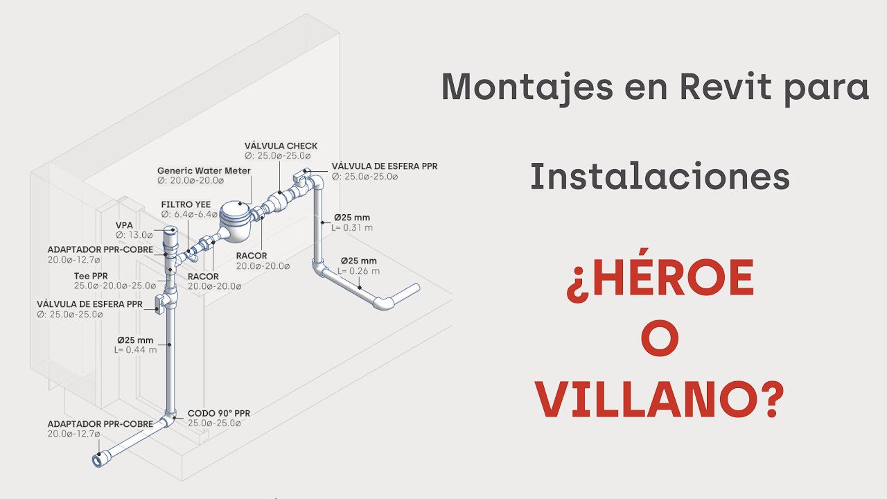 Guías Mecánicas en REVIT: MONTAJE vs VISTA 3D - YouTube