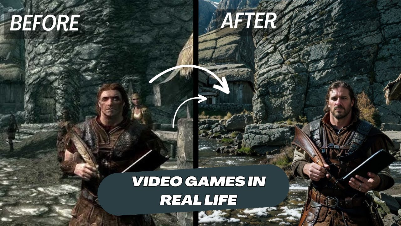 What would the games look like in real life? AI Upscaling - YouTube