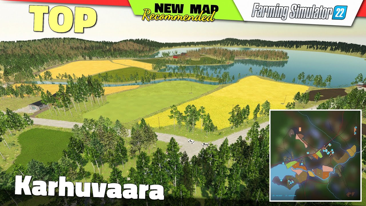 FS22 ★ NEW MAP "Karhuvaara" - Farming Simulator 22 New Map Review - YouTube