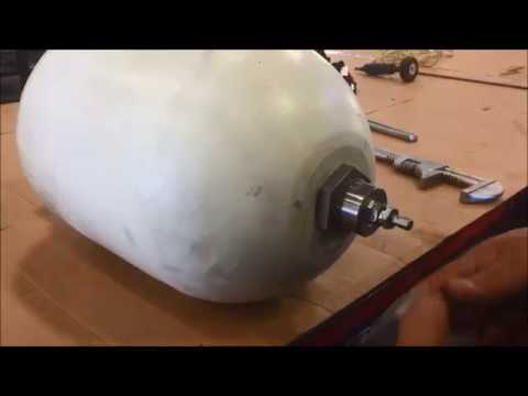 Disassembly: 2.5-15 Gallon 10000 PSI Bladder Accumulator - YouTube