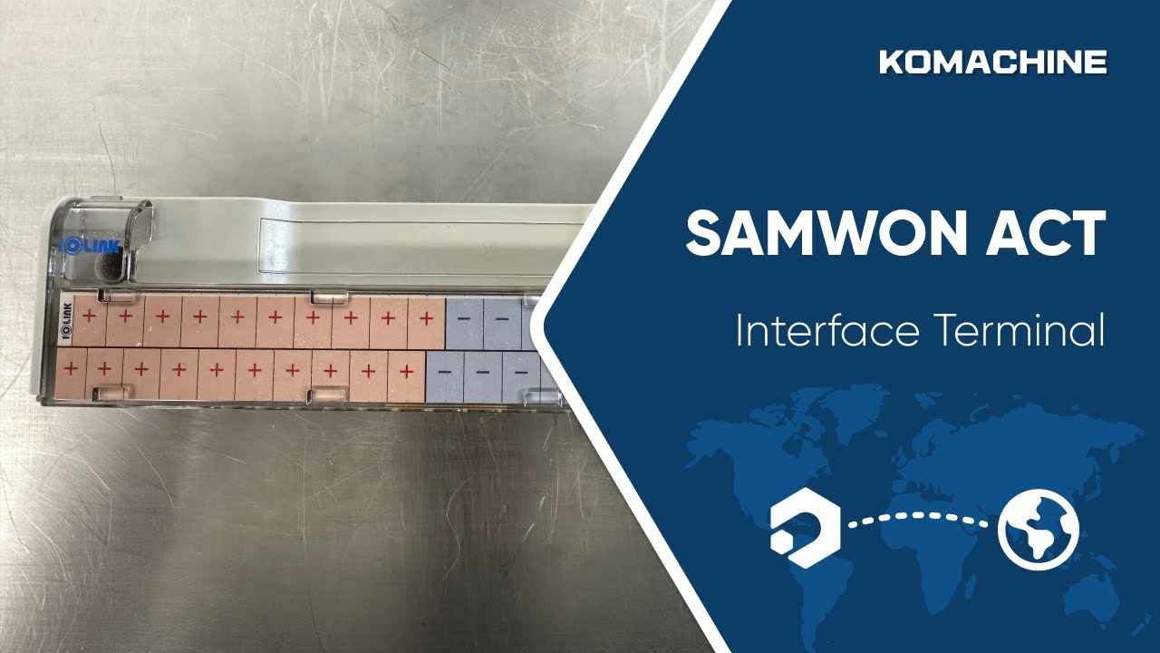SAMWON ACT / Interface Terminal (XTB-COM40B) / INV-03684 - YouTube