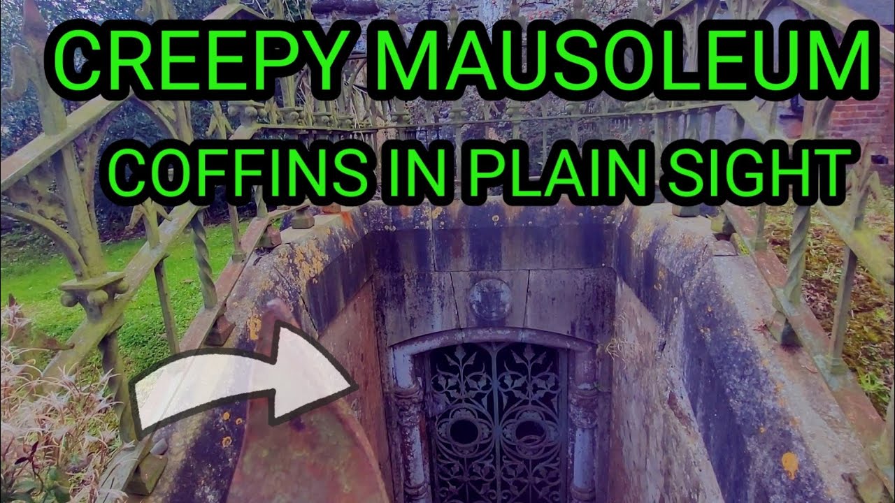 Creepy mausoleum | Coffins in plain sight. - YouTube