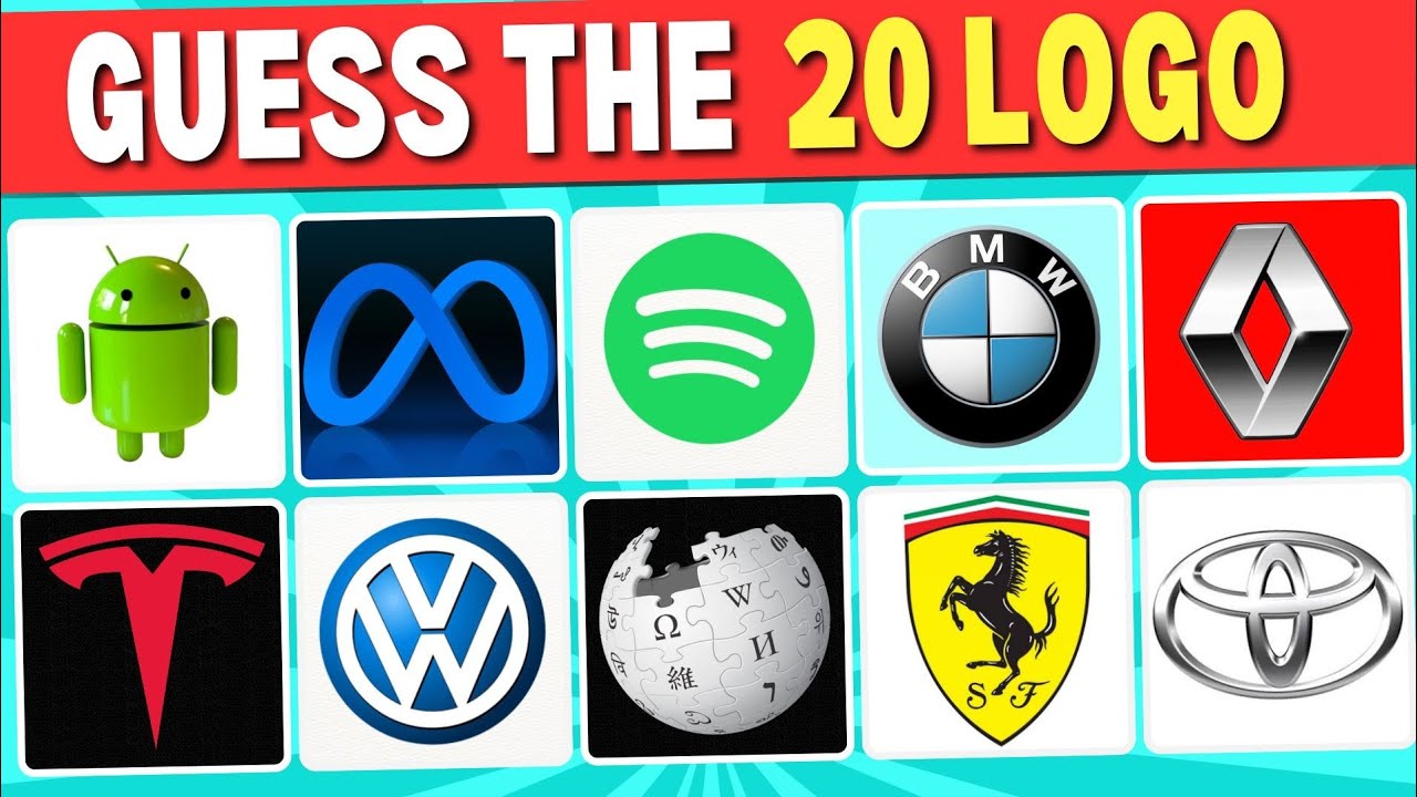 Can You Guess 20 Logos ? Logo Quiz Challenge 🧠 | Guess the Logo Quiz ...