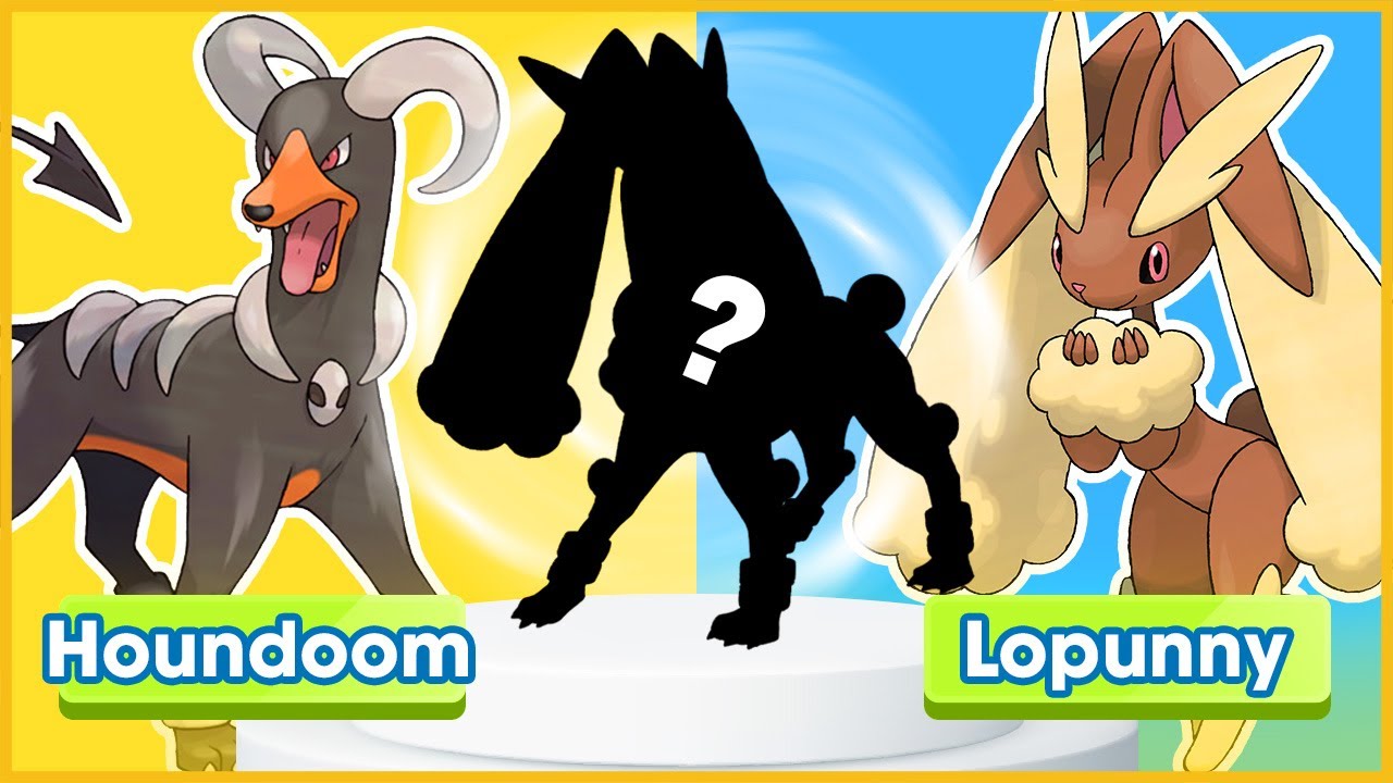 Pokemon Fusion | Houndoom + Lopunny | pokemon infinite fusion challenge ...