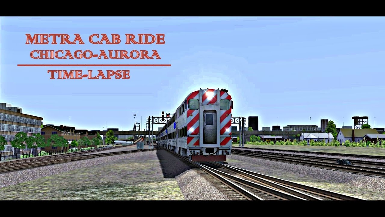 TS17 The Race Track, Metra Cab car (Time-Lapse) - YouTube