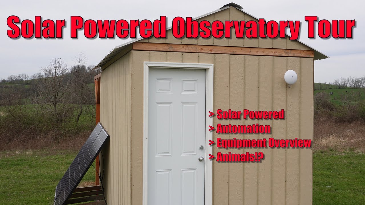 AstroInFocus Solar Powered Observatory Tour - YouTube