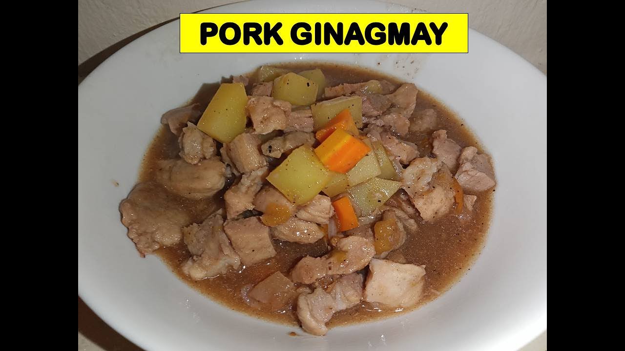How to Cook Pork Ginagmay | Pork Ginagmay | Pork Menudo #porkrecipe # ...