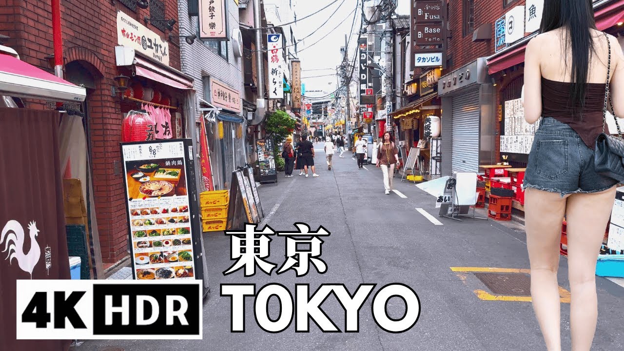 4K HDR City Walk Tour in Tokyo, Japan: from Hamamatsucho to Ginza ...