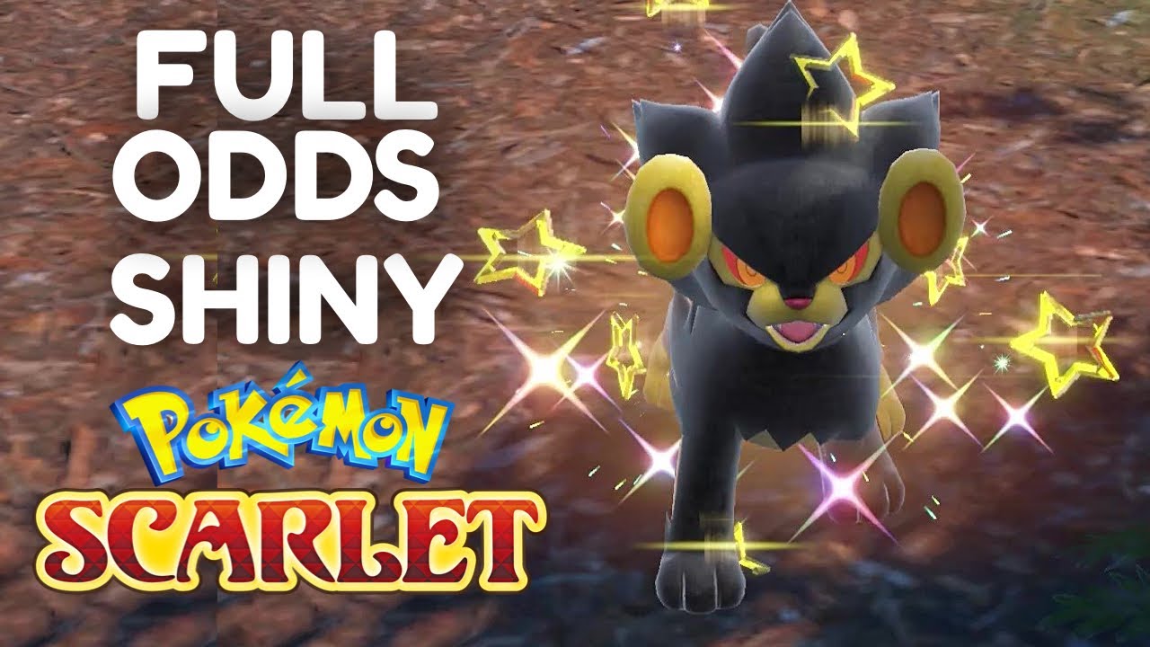 FULL ODDS Shiny Luxray Found in Pokémon Scarlet - YouTube