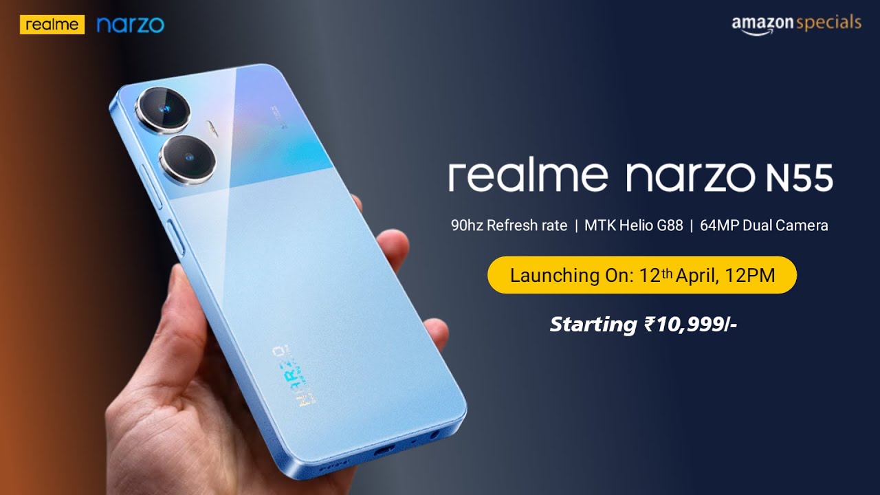 Realme Narzo N55 - Official Launch | Specs | Price in india | Realme ...