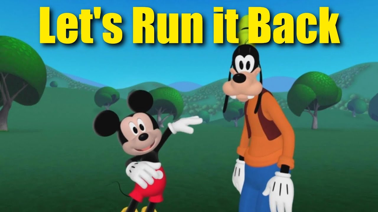 Mickey Mouse Clubhouse Obstacle Course - Let's Run it Back - YouTube