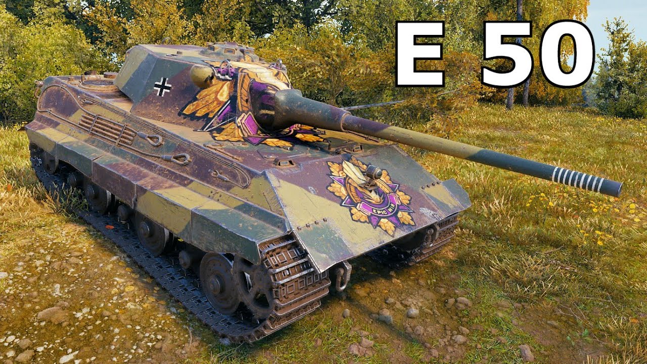 World of Tanks E 50 - 6 Kills 10,8K Damage - YouTube