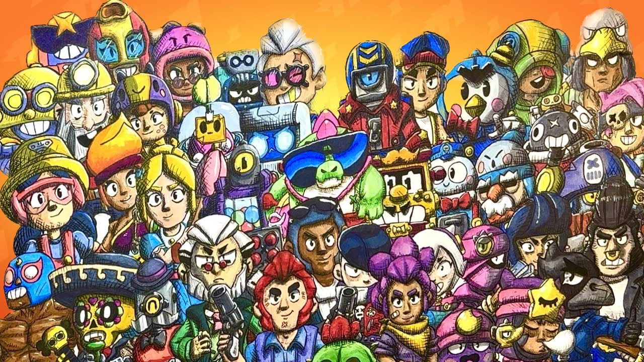 Week 6 Drawing EVERY Brawler in Brawl Stars🤯 - YouTube