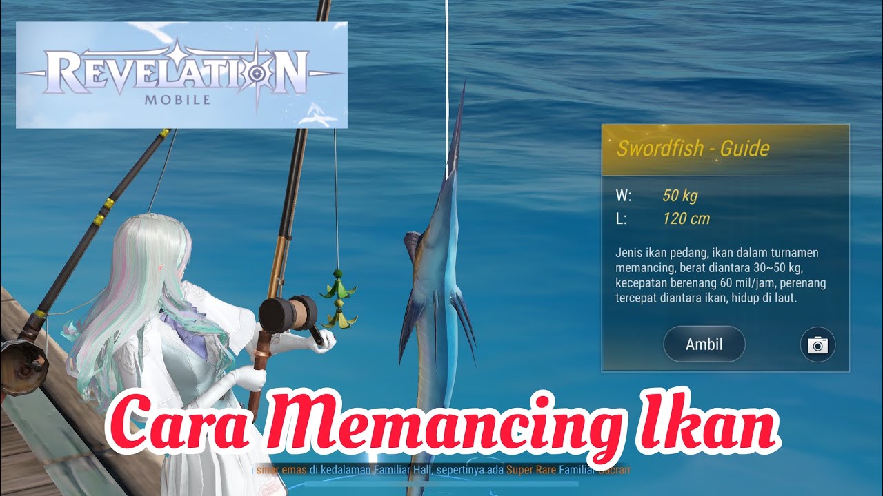TUTORIAL MENDAPATKAN ALAT PANCING, DAN MEMANCING IKAN DI GAME ...