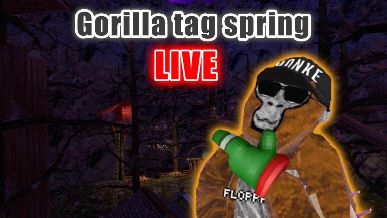 Gorilla tag Spring live! come and join! - YouTube
