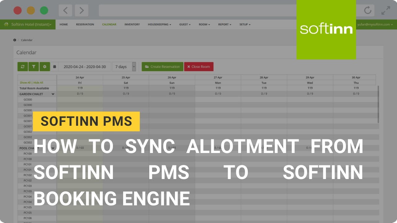 [OBSOLETE] How to Sync Allotment from Softinn PMS to Softinn Booking ...