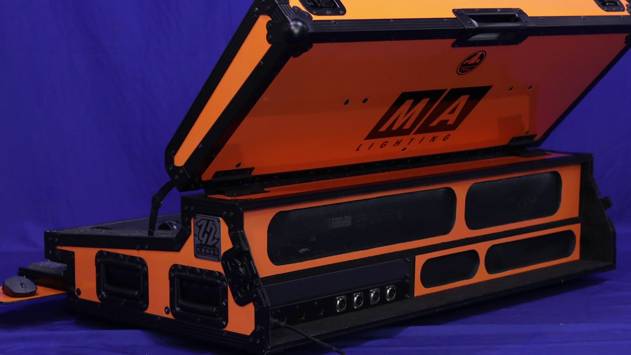 CASE PARA CONSOLE MA LIGHTING COMMAND WING COM FADER, PC E 2 MONITORES ...