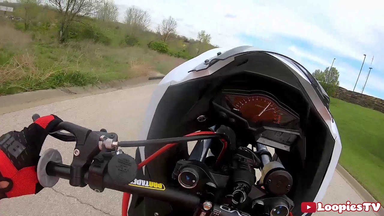 Ninja 300 Stunt Bike (Rawish POV) - YouTube