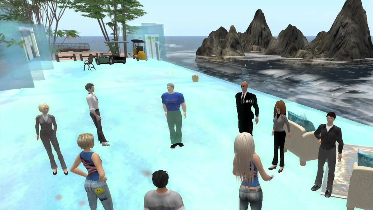 UC Davis Health Informatics Class in Second Life® gathering on Davis ...