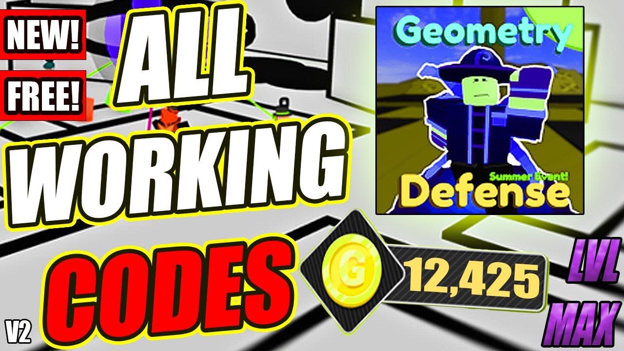 👉ALL NEW👈 CODES IN GEOMETRY DEFENSE - ROBLOX GEOMETRY DEFENSE CODES ...