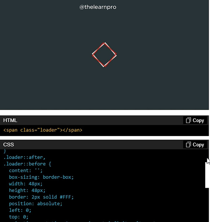 HTML | CSS | Loader Animation | Interactive Component | UI design | #shorts #ui #uidesign - YouTube