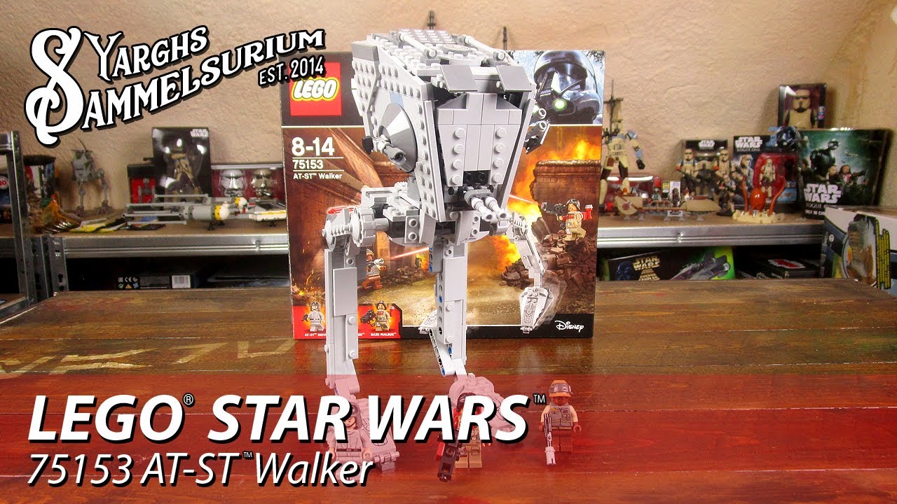 Review LEGO Star Wars Rogue One 75153 - AT-ST Walker - Unboxing ...