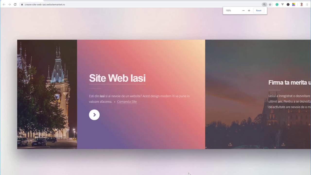 Creare Site Web Iasi - Site Prezentare | WebsiteMarket - YouTube