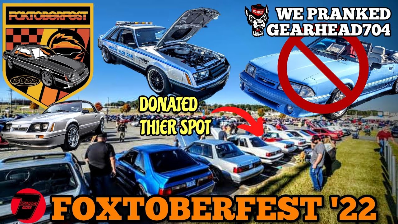Foxtoberfest 2022 Main Event HUGE Foxbody Mustang Car Show - YouTube