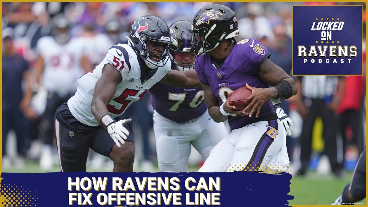 How Baltimore Ravens can fix their offensive line, survive without ...