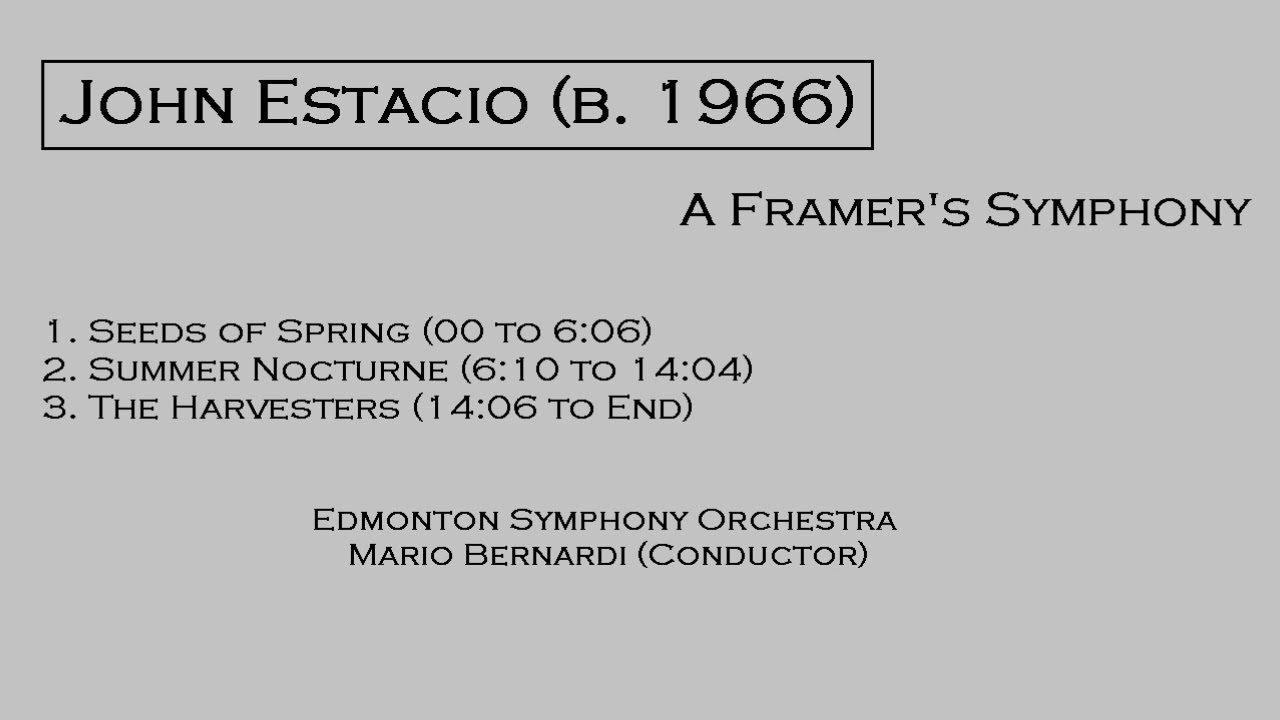 John Estacio (b. 1966) - A Farmer's Symphony - YouTube