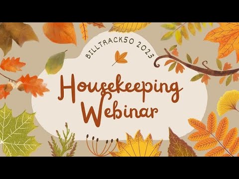 Housekeeping Webinar 2023 - YouTube