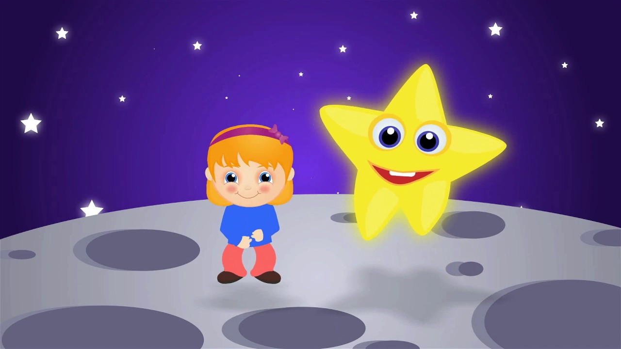 Twinkle Twinkle Little Star Nursery Rhyme for Children | Cartoon ...