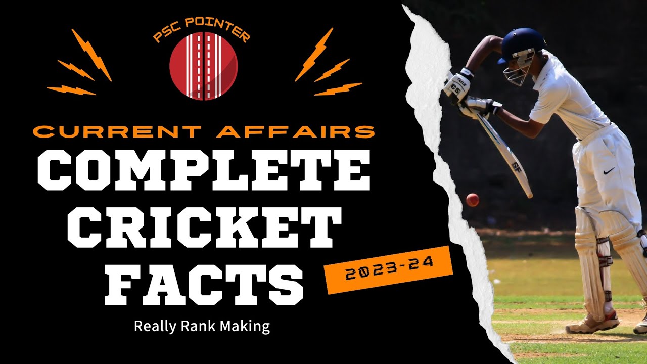 Kerala PSC Current Affairs 2023 | Cricket Tournaments 2023-24 | LDC ...