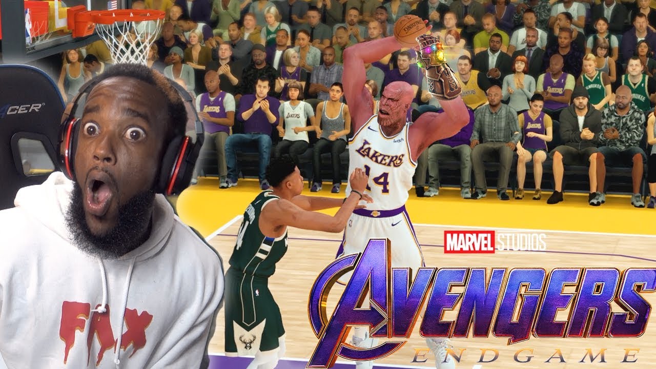 Playing with Avengers THANOS In NBA 2K19 vs PLAYOFFS GIANNIS! - YouTube
