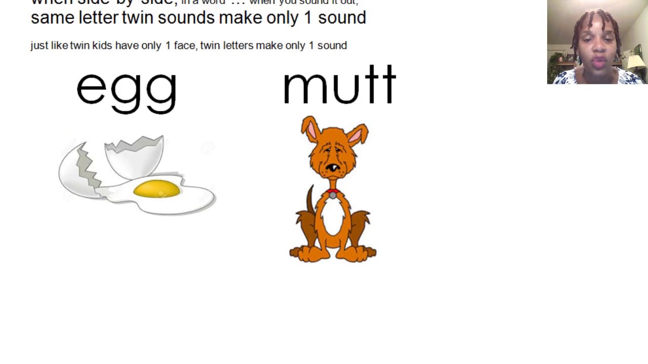 Lesson #14 – Teaching Blacks Reading / twin sounds - YouTube