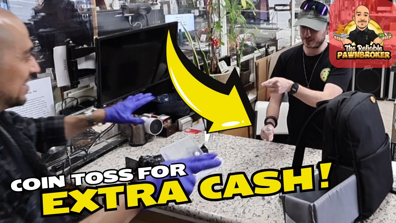 GUY BRINGS "GOLD" ROCK, COIN TOSS FOR CAMERA, AND UNIQUE PIECES ...