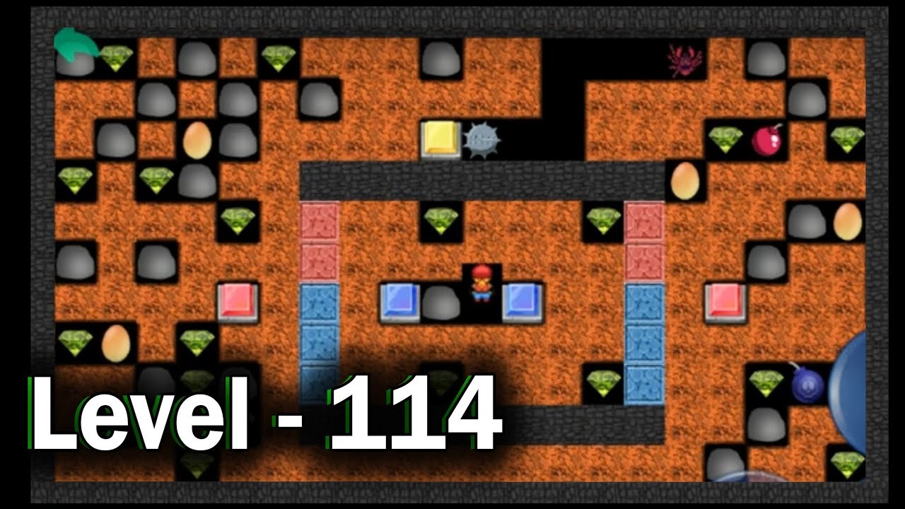 Diamond mine level 114 collected all 30 diamonds - YouTube