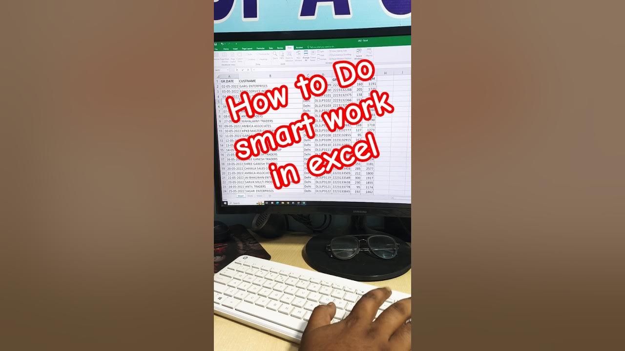how to do smart work in excel sheet #excel #advanceexcel #exceltips #exceltutorial #exceltricks ...