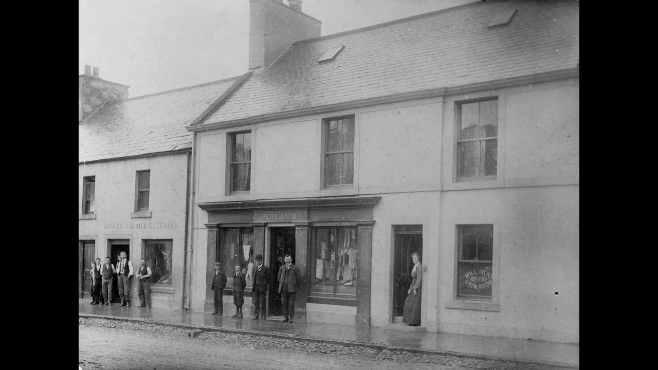 Shops and Shopping in Gatehouse 100 Years Ago - YouTube