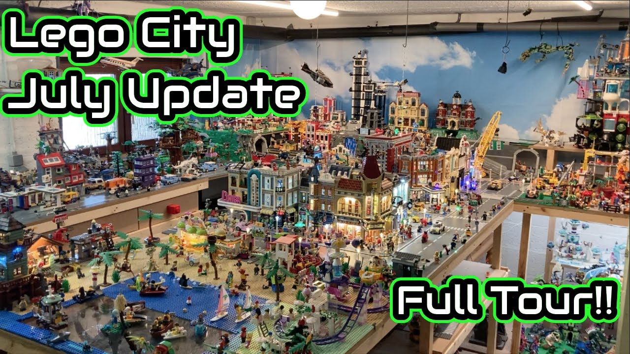 Lego City Update #5 July 2020 Full Tour! New Additions & Future Plans ...