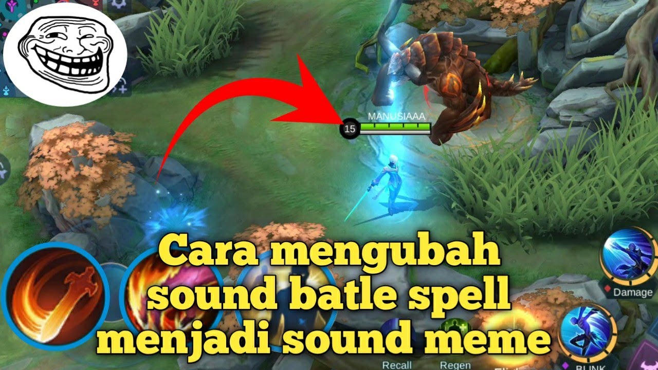 Cara mengubah suara batle spell menjadi sound meme | MLBB - YouTube