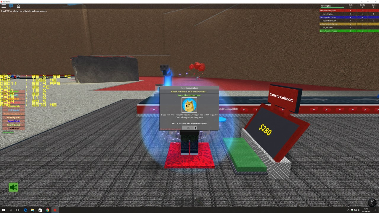 [4K] ROBLOX Eating Doritos i3 6100 GTX 1070 - YouTube