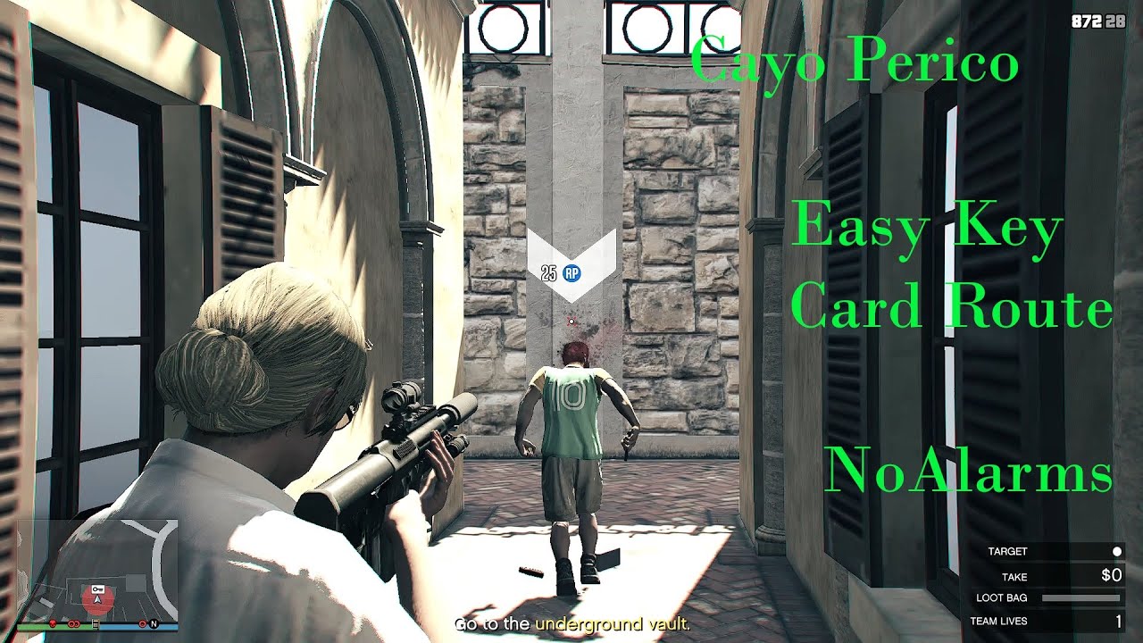 The Cayo Perico heist - easy key card access route (Drainage Tunnel ...